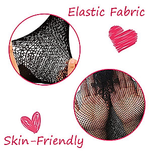 MissAvid Womens Lingerie Set Lace Fishnet Bodysuit Sexy Babydoll 4 Pack