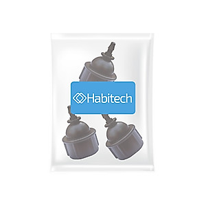 Habitech 3-Pack 1/4 Inch Drip Irrigation Tubing to Faucet/Garden Hose Adapter - Connector Fittings for 1/4" Tubing x 3/4" FHT