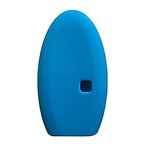 KAWIHEN Silicone Key Fob Cover Fit for Nissan 5 button Armada Murano Maxima Altima Sedan Pathfinder 285E3-3TP5A KR5S180144014（sky blue）