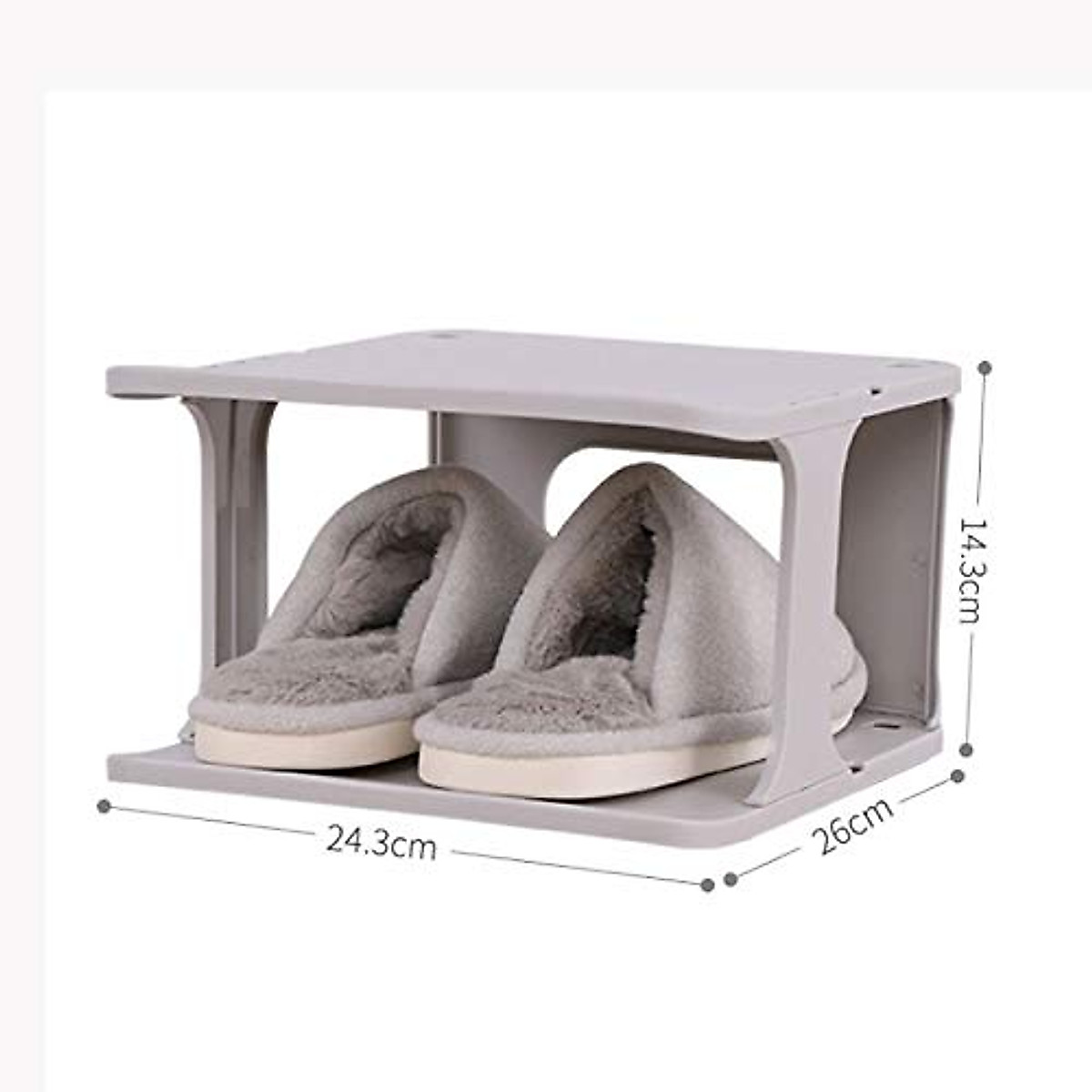 TAZSJG Stackable Shoe Storage Box Space Savers Organizer Household Cloth Standing Shoes Rack Shelf Sneakers Organizers