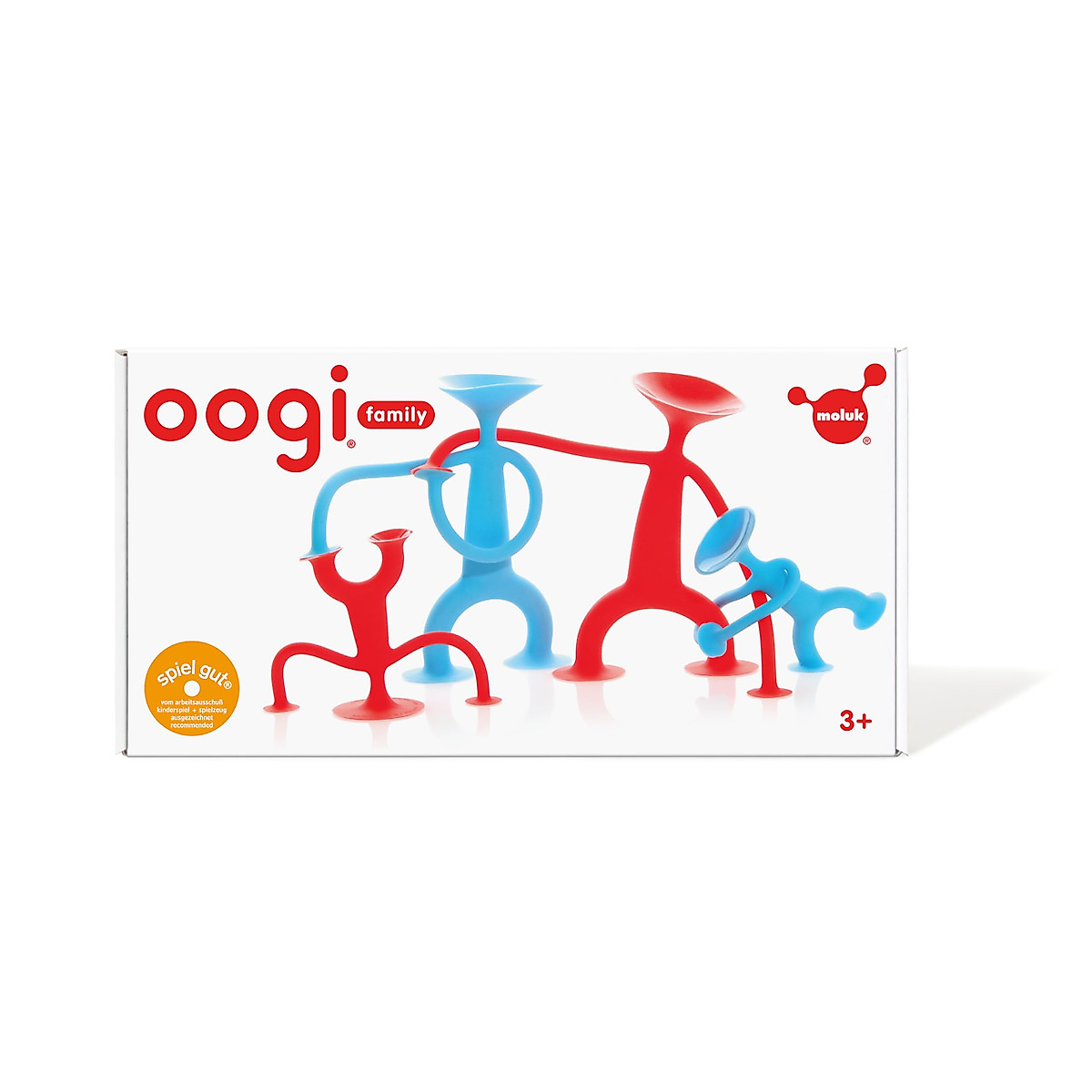 Fat Brain Toys Oogi Family by MOLUK - Red, Blue - Open-Ended Fidget Toys, Kids & Teens