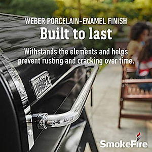 Weber SmokeFire EX6 (2nd Gen) Wood Fired Pellet Grill, Black