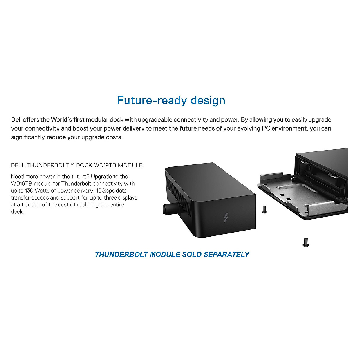 Dell WD19 130W Docking Station (with 90W Power Delivery) USB-C, HDMI, Dual DisplayPort, Black (Renewed)