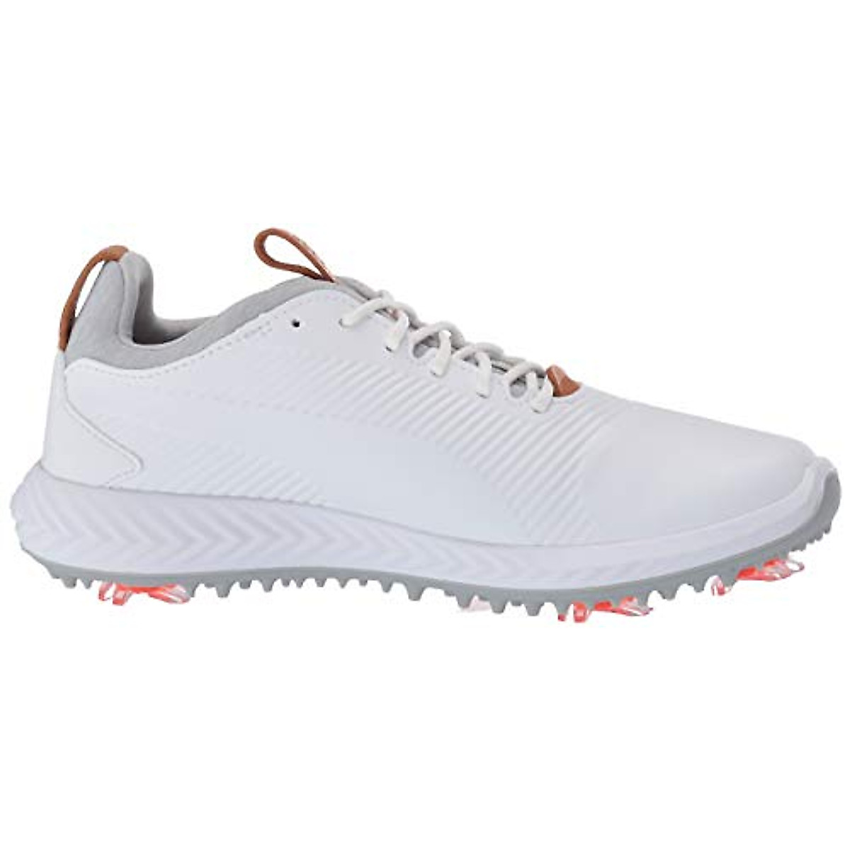 Puma Golf Unisex-Kid's Ignite Pwradapt 2.0 Golf Shoe, Puma White-Puma White, 2 M US Little Kid