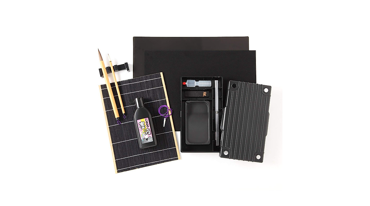 Moribe Creation MOS-25K Calligraphy Set | Portable Japanese Shodo Kit