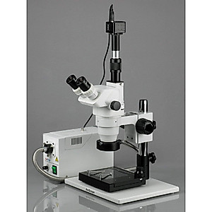 AmScope GT100 X-Y Gliding Table - Manual Stage For Microscopes, Black