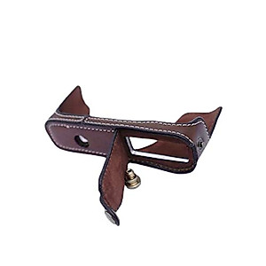 kinokoo Camera Leather Half Case Bottom Case for Fujifilm FinePix X20, X10 PU Leather Bottom Open-able(Coffee)