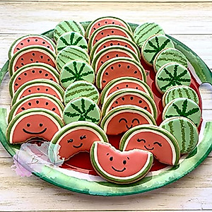 Watermelon Fruit 3.5 Inch Cookie Cutter from The Cookie Cutter Shop – Tin Plated Steel Cookie Cutter