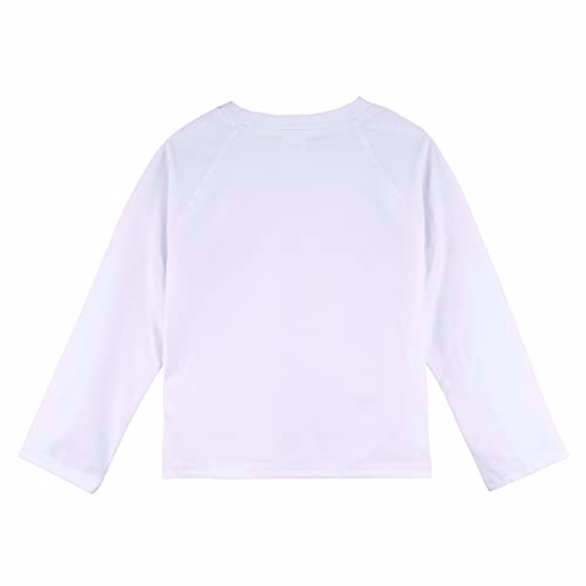 Gerber Unisex Baby Toddler UPF 50+ Long Sleeve Rashguard Swim Shirt, White, 12 Months
