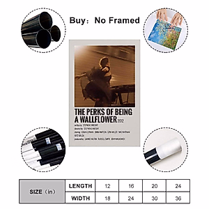 YELIU The 90s Posters for Room Aesthetic,The Perks of Being A WallFlower Canvas Art Poster and Wall Art Picture Print Modern Family Bedroom Decor Posters 12x18inch(30x45cm)