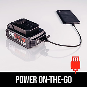 SKIL PWRCore 20 Brushless 20V 5-Inch Random Orbital Sander, Includes 2.0Ah Lithium Battery and PWRJump Charger - SR660302