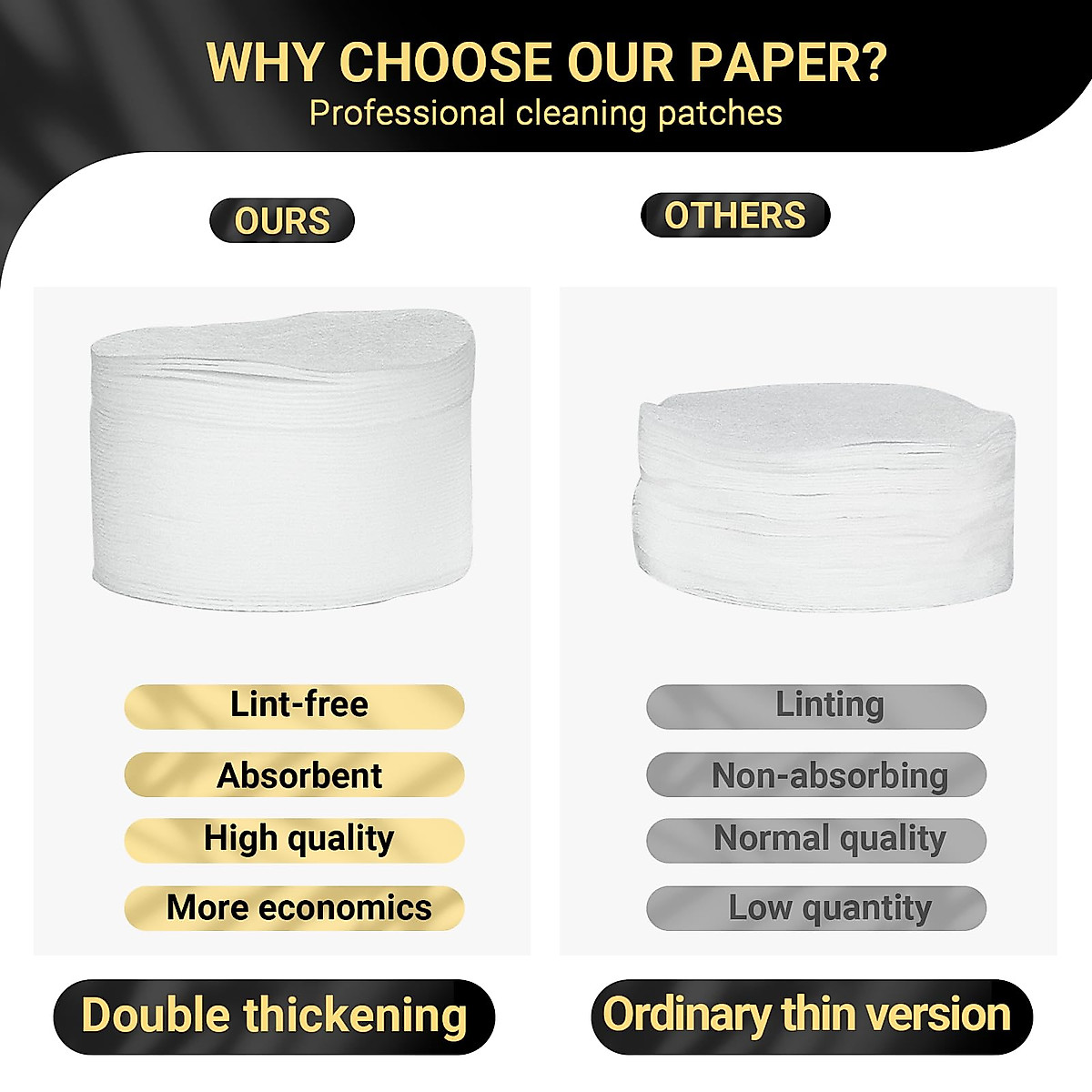 Thick Gun Cleaning Patches 600PCS Gun Cleaning Pads with Storage Box Gun Cleaning Cloth Round Gun Cleaner 9mm Cleaning Patches for Firearms Fit for .22 .380 .308 .357 .45 Caliber Gun Cleaning Wipes