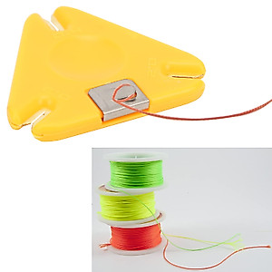 Dilwe Fishing Coated Braid Stripper, Fishing Coated Braid Stripper Tool Line Coated Removal Tool Line Cutter Fishing Accessory(Orange)