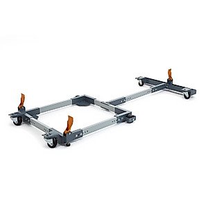 Bora Portamate PM-3750 Mobile Base & T Extension Combo For Cabinet Table Saws Withup To 50" Extension Tables