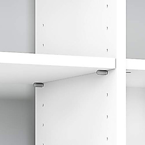 Bush Furniture Broadview 6 Cube Storage Bookcase in Pure White