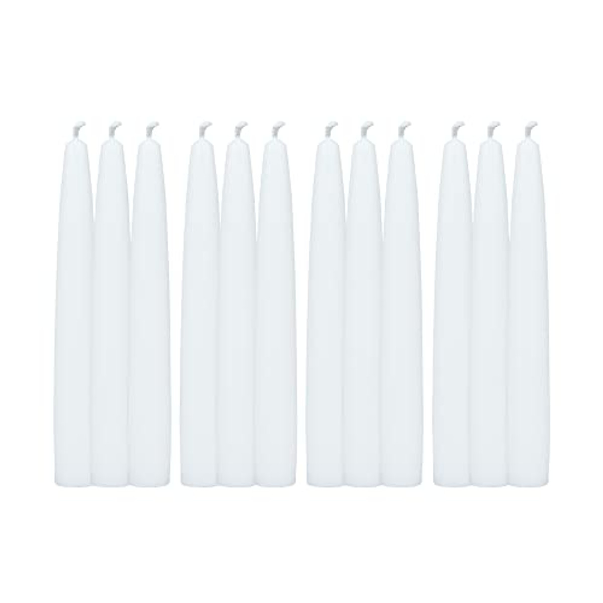 6 Inch White Taper Candles