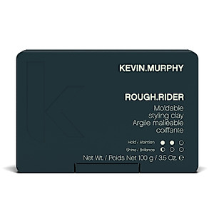 KEVIN.MURPHY ROUGH.RIDER Clay - Hair Strengthening Clay - For All Hair Types - Moldable Styling Clay - Sulphate Free Hair Care - 100 g / 3.5 oz