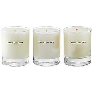 Maison Louis Marie - Le Bouquet Natural Soy Wax Candle Trio | Luxury Clean Beauty + Non-Toxic Fragrance (2.5 oz | 71 g)