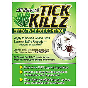 Tick Killz All Natural Bug Killer Insect Repellent Pest Control Concentrate 64 Ounce