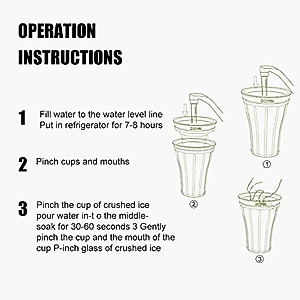 TIKTOK Frozen Magic Slushy Maker Cup - Slushie Machine & Ice Cream Machine in One, Cool Gadgets for Kids & Adults, BPA-Free, 150ml Capacity (Orange)