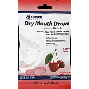 Miradent Dry Mouth Drops Cherry 2 Oz