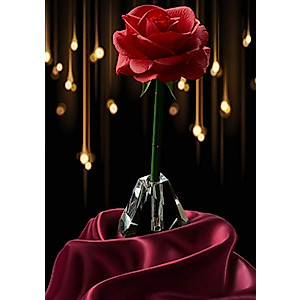 Pentrenz Rose Pen"Valeta" With Diamond Crystal Holder and 2 Ink Refills For Mom, Sister, Friend, Aunt, Grandma, Nurse, Teacher, Great for Home, Dr. Office or Wedding Decor