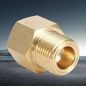 CO2 Cylinder Tank W21.8 to CGA320 Adapter Converter for Aquarium Fish Tank,1.1inch