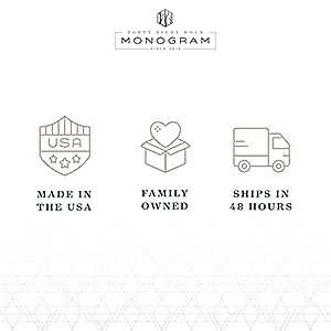 Personalized Custom Wooden Name Sign - BROOKLYN Font Baby Name Sign For Nursery and Wall Decor (12"-55" Wide) - PAINTED Wood Letter Nursery Decor - Wall Art For Girl or Boy Room By 48 Hour Monogram