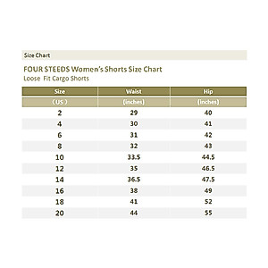 FOURSTEEDS Women's Cotton Loose Zipper Multi-Pockets Twill Bermuda Drawstring Women Cargo Shorts Army Green US 14