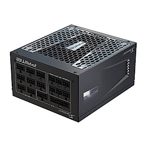 Seasonic Prime PX-850, 850W 80+ Platinum, Full Modular, Fan Control in Fanless, Silent, and Cooling Mode, 12 Year Warranty, Perfect Power Supply for Gaming and High-Performance Systems, SSR-850PD.