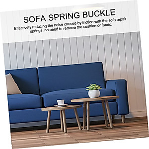 MERRYHAPY 20pcs Sofa Spring Clipped Button Couch Chair Thomasville Furniture Couch Support Couch Sagging Support Sofa Bed Chair Upholstery Repair Kit Sofa Couch Electric Wire Iron Household