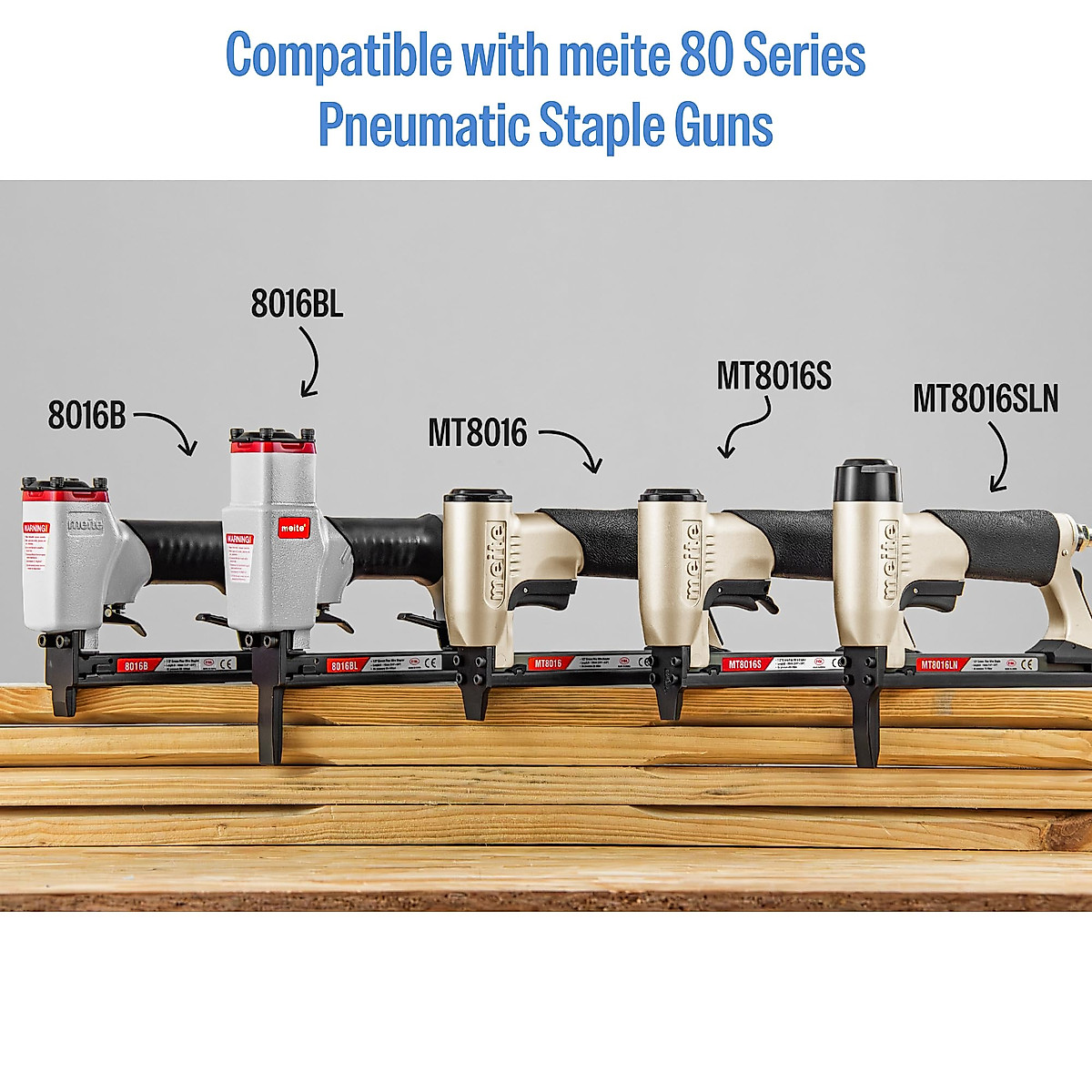 meite 21 Gauge 1/2-Inch Crown with 1/2-Inch Length Upholstery Staples Galvanized Fine Wire Staples Compatible for MT8016 Stapler (10,000 Pcs/Box)