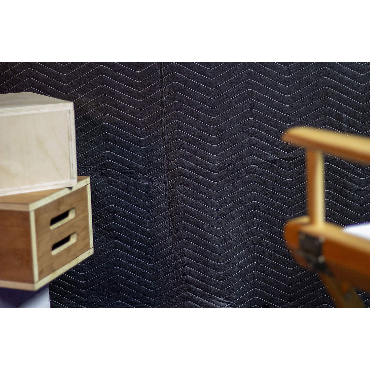 Filmcraft Studio Sound Blanket with Grommets 72 by 80 inch Heavy Duty Polyester (Single Blanket)