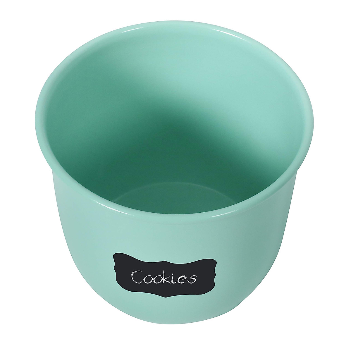 Alpha Living Home Food Storage Jar Canister with Airtight Wooden Lid, Modern Design Kitchen Storage Container, Silicone Sealing Ring for Nuts,Cereal,Candy,Cookie,Flour,Pasta,Spices - Mint Green