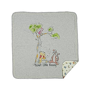 Disney Winnie the Pooh Sleep N' Play Bib Blanket and Burp Cloth 4 Piece Set 0-6 Months