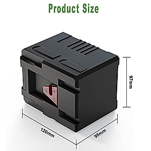 Palowextra 12500mAh 185Wh V Mount/V-Lock Battery with Dual D-Tap & USB Port with v Mount Charger for Sony HDCAM, XDCAM, Digital Cinema Cameras,DSLR BMPCC 4K, LED Light, Monitor and Other Camcorders