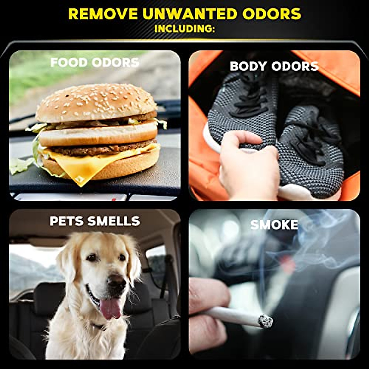 Meguiar's G16402 Whole Car Air Re-Fresher Odor Eliminator Mist, New Car Scent, 2 Fluid Ounces