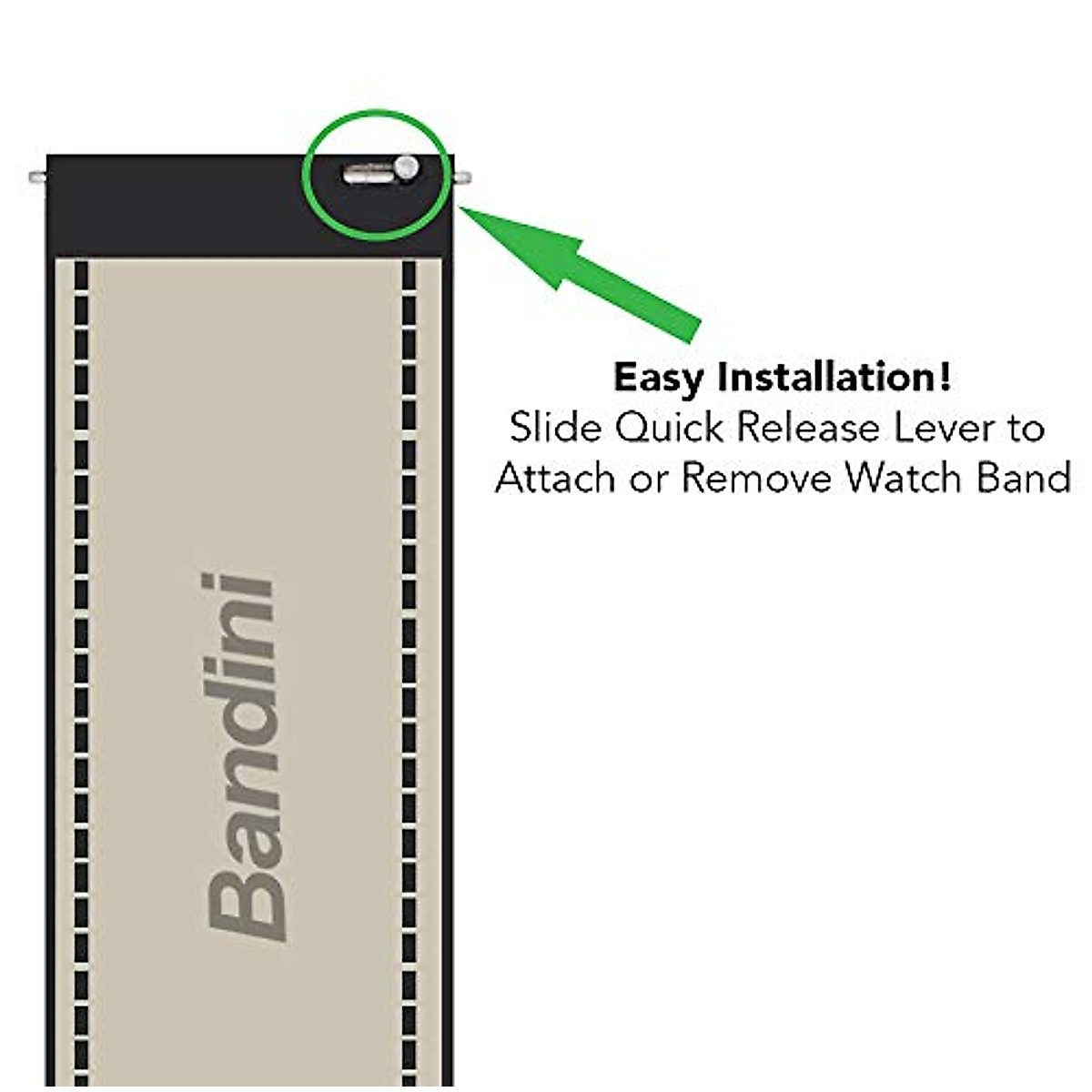 Shoptictoc Quick Release Leather Watch Band for Skagen - Light Brown - Slim Replacement Watch Strap for Skagen Smart Watch Bands and Classic Watches - Gold Buckle - 18mm