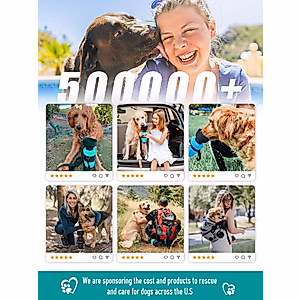 Lesotc Dog Water Bottle, Portable Dog Water Dispenser, Leak Proof Dog Travel Water Bottle, Squeeze Pet Water Bottle for Walking On The Go, Dog Hiking Accessories for Outdoor, Hiking, Travel