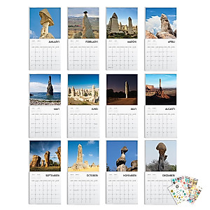 Wall Calendar 2025, 12 x 12 inch, Funny Gift, White Elephant, Gag Gift, Secret Santa… (Nature's Dicks)