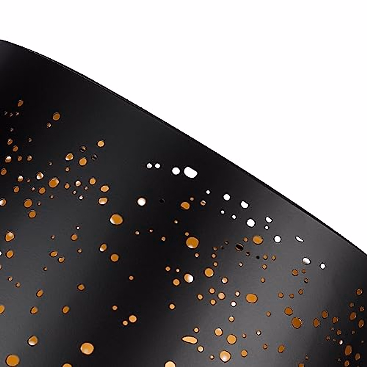 Double Medium Metal Lamp Shades Set of 2, ALUCSET Drum iron Lampshades for Table Lamp and Floor Light,10x12x8 inch (Sky Stars, 2 pcs pack)