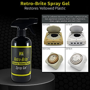 Retro-Brite (Sole Brite) Spray Gel : Restores Yellowed Plastic (16oz)
