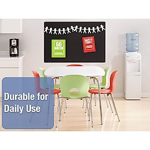 Quartet QRT7684BK - Oval Office Fabric Bulletin Board