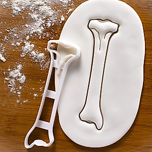 Set of 3 cookie cutters (Designs: Hip, Femur & Tibia Bone), 3 pieces - Bakerlogy
