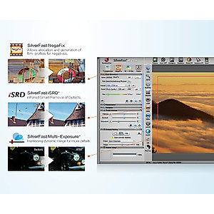 Plustek OpticFilm 8200i SE , 35mm Film & Slide Scanner. 7200 dpi / 48-bit Output. Integrated Infrared Dust/Scratch Removal. Bundle Silverfast SE Plus 8.8 , Support Mac and PC.