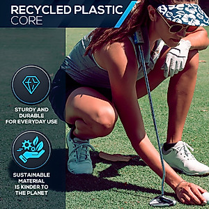 No Headache Women’s Sun Visor Round Brim Sun Visor Golf Visor Tennis Visor Pure White