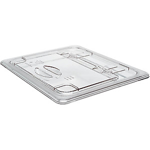 Cambro 20CWL135 FlipLid Food Pan Cover 1/2 size hinged clear - Case of 6
