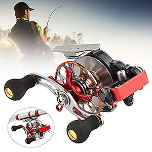 Velaurs 2.5:1 Fishing Reel, Exquisite Automatic Line Arranging Raft Fishing Wheel 2‑Color for Fishing Tool for Fishing Reel Accessory(Right Hand)