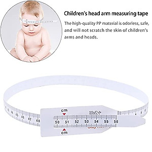 Infant Head Circumference Tape Ruler: 6pcs Newborn Head Measuring Ruler Cm Measure Ruler Baby Toddler Head Body Arm Measurement Tool