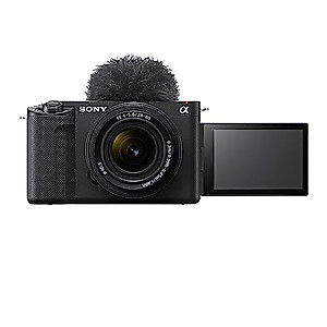 Sony Alpha ZV-E1 Full-Frame Mirrorless Vlog Camera with 28-60mm and 50mm Lens (ILCZV-E1L/B, Black) Bundle (7 Items)